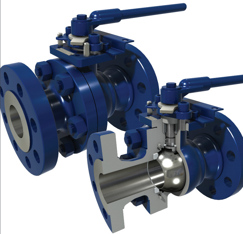 Performance Api 6d Full Bore Ball Valve Floating Ball Valve A105n 