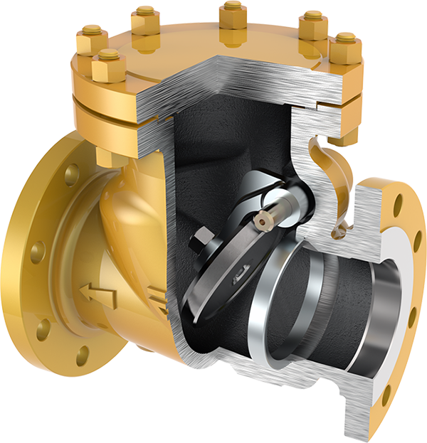 BS1868 SWING CHECK VALVE ASME CLASS 600 to 2500 PSB Duplex MATERIAL