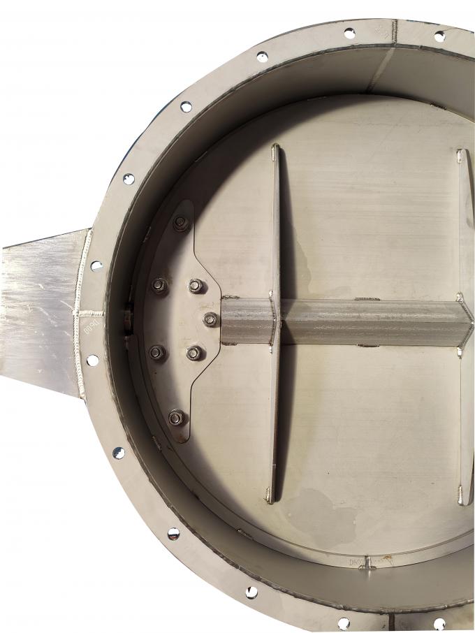 Pneumatic Duct Flapper Valve Stainless Steel Drain Flapper Valve