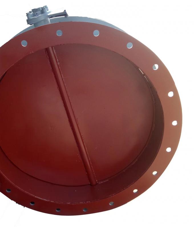 Flue Gas Damper Stainless Steel Valve High Temperature Resistance Waste ...