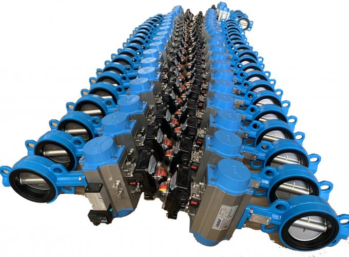 Wafer Type High-Temperature Low Load Ventilation Butterfly Valve