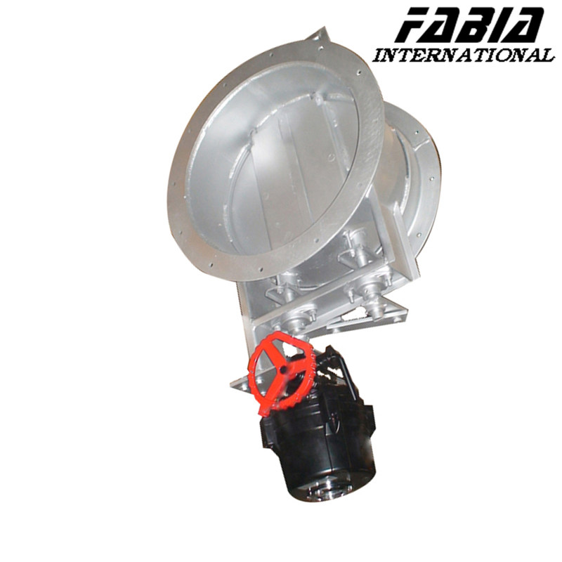 4 Inch Electrically Operated Butterfly Valve Control Flanged Ventilated