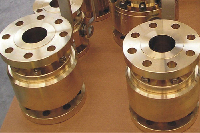 FB RB Floating Ball Valve BB Nickel Aluminum Bronze Split Body For Sea ...