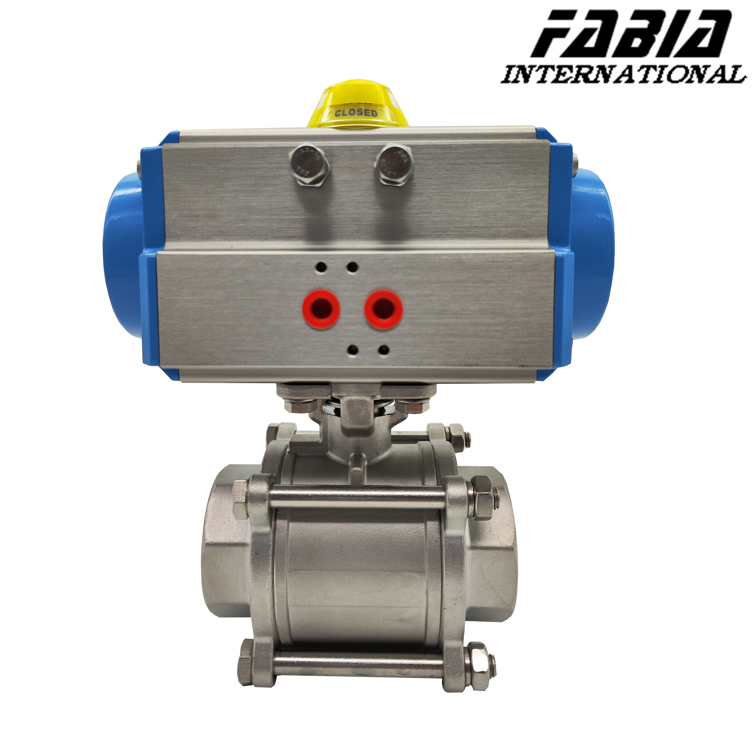 PN16 Hydraulic And Pneumatic Ball Valve Water Vlave Two Way For ...
