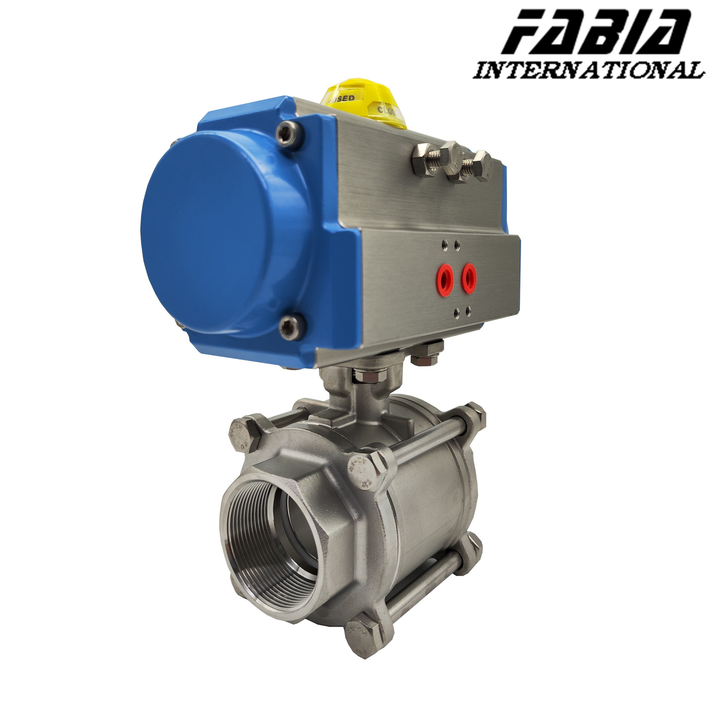 PN16 Hydraulic And Pneumatic Ball Valve Water Vlave Two Way For ...
