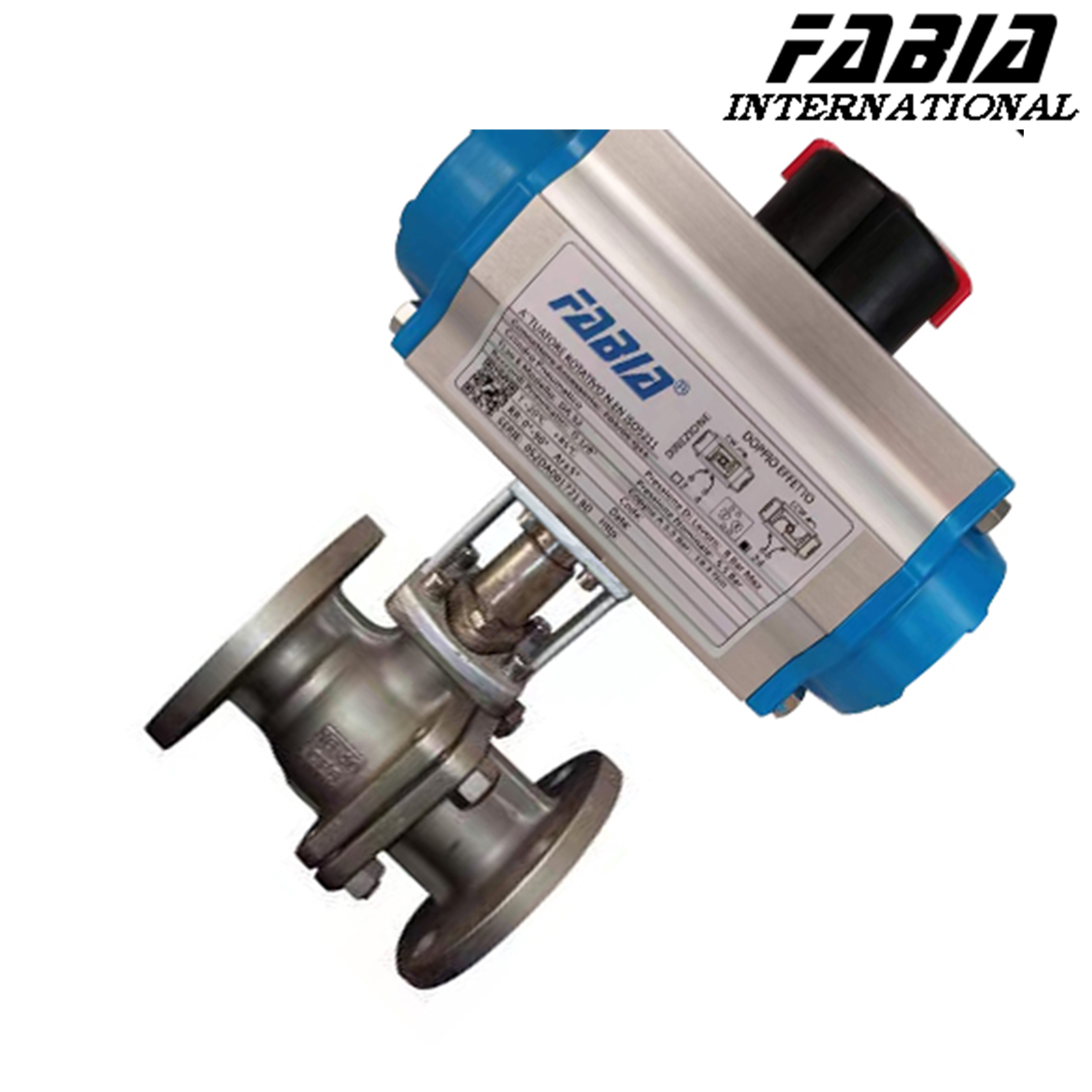FABIA Pneumatic High Pressure Two-Piece Ball Valve