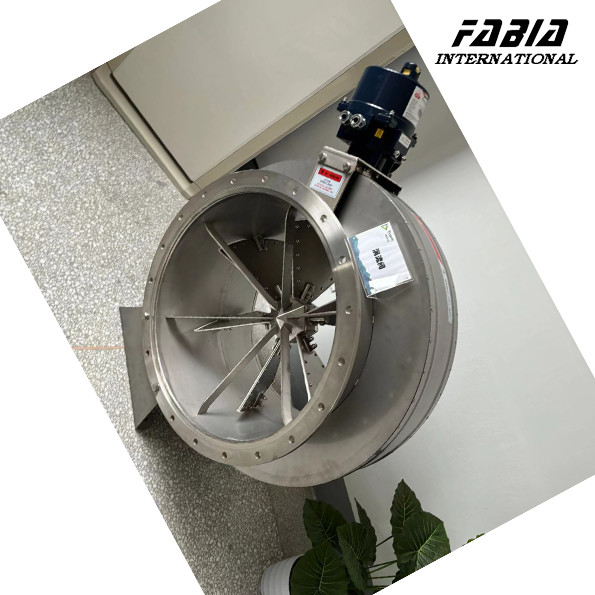 Vortex Damper For Fan Inlet And Outlet Of Ventilation And Exhaust System