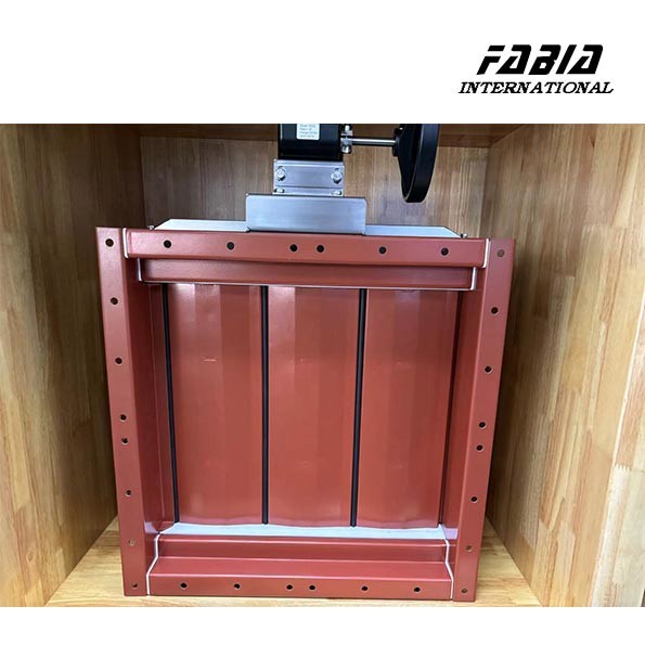 Worm Gear Drive Rectangular Multi-Blade Damper Precise Flow Control For ...