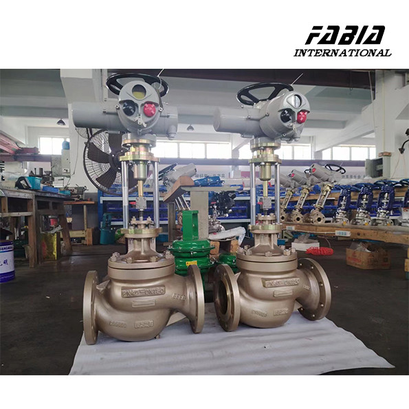 Precise Control WCB Pneumatic Regulation Valve Automatic Regulation For ...