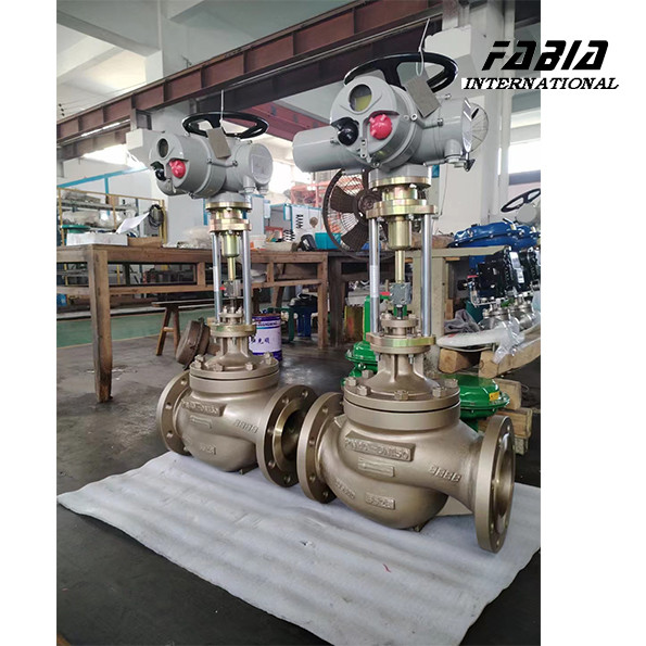 Precise Control WCB Pneumatic Regulation Valve Automatic Regulation For ...