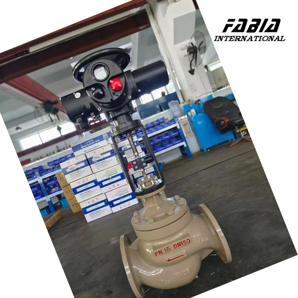 Precise Control WCB Pneumatic Regulation Valve Automatic Regulation For ...