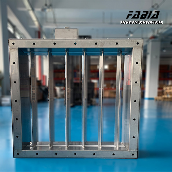 500*500 Stainless Steel Louver Valve Precise Flow Control For Dust ...